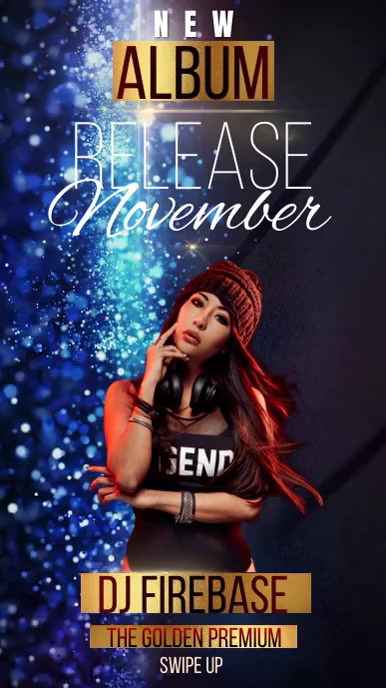 new album release ad instagram story Template | PosterMyWall