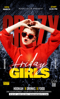 Barbie night theme party flyer Template | PosterMyWall