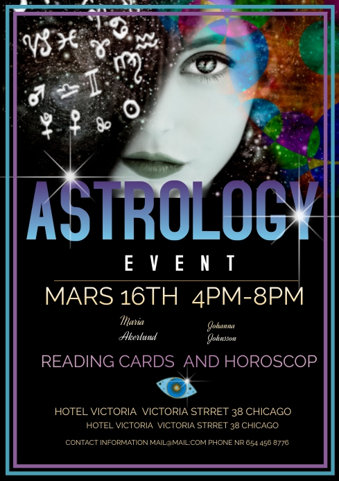 Copy of Copy of of templates flyer poster astrology e | PosterMyWall