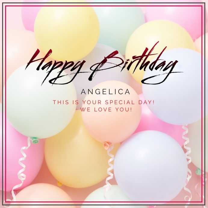 Copy of Copy of of templates happy birthday | PosterMyWall