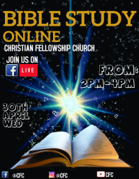 Youth Bible Study Flyer Template | PosterMyWall