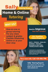 Elementary tutoring flyer template | PosterMyWall