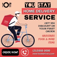 Food delivery poster Template | PosterMyWall