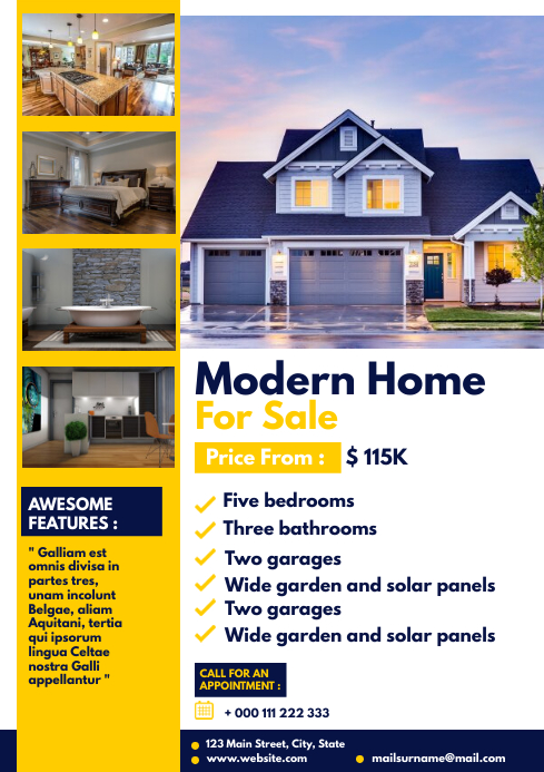 Copy of Copy of Real estate flyer open house event | PosterMyWall
