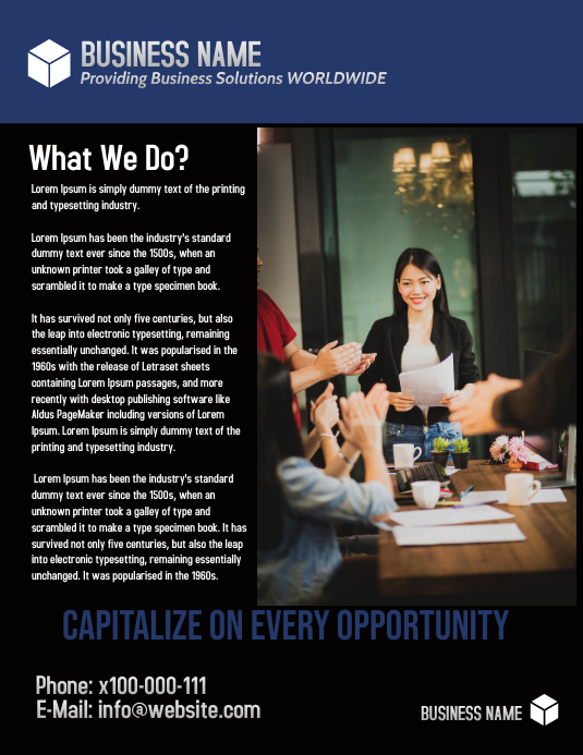 small business flyer Template | PosterMyWall