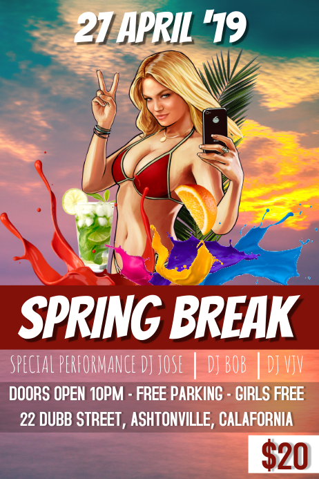 Copy of Copy of Spring Break | PosterMyWall