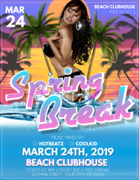 SPRING BREAK Template | PosterMyWall