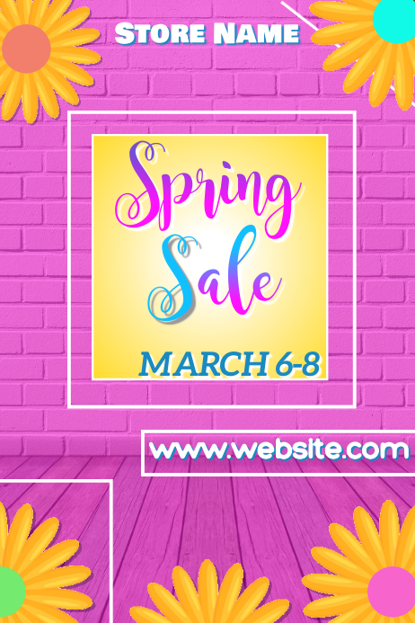 Spring Sale Poster Template | PosterMyWall