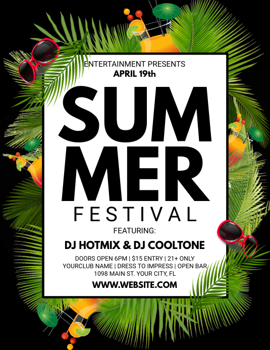 Summer Fest Template | PosterMyWall