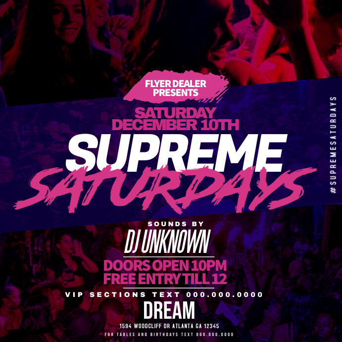 supreme Template | PosterMyWall