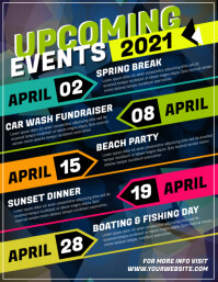 Upcoming Events Template | PosterMyWall