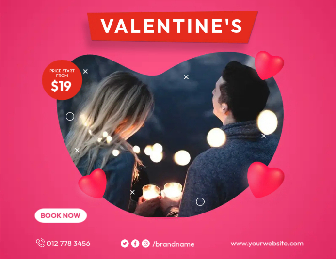 Valentine's Promo Template | PosterMyWall