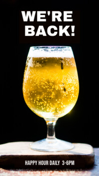 of We're Back Template | PosterMyWall