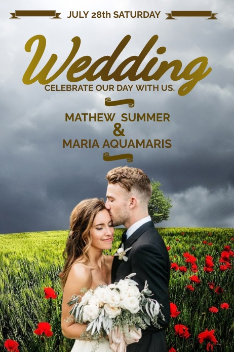 wedding (4) Template | PosterMyWall