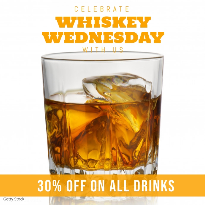 whiskey template | PosterMyWall