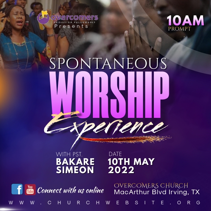 WORSHIP CONFERENCE 2022 new (6) Template | PosterMyWall
