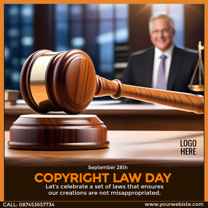 Copy of Copyright Law Day | PosterMyWall
