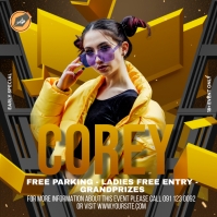 Corey Party Ads Template | PosterMyWall