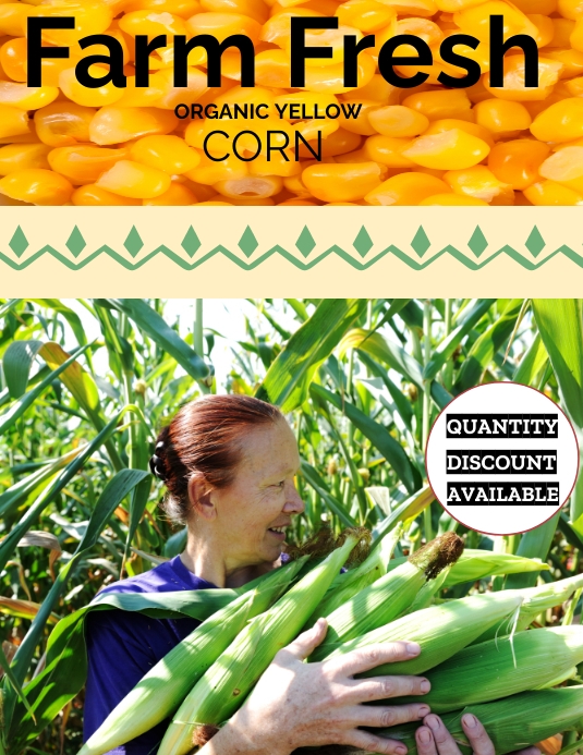 corn Template | PosterMyWall