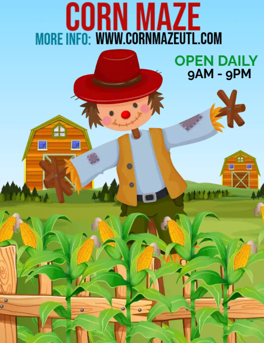 Copy of Corn Maze | PosterMyWall