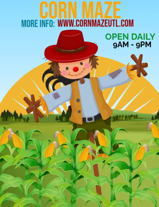 Corn Maze Event Template | PosterMyWall