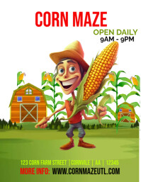 corn maze Template | PosterMyWall
