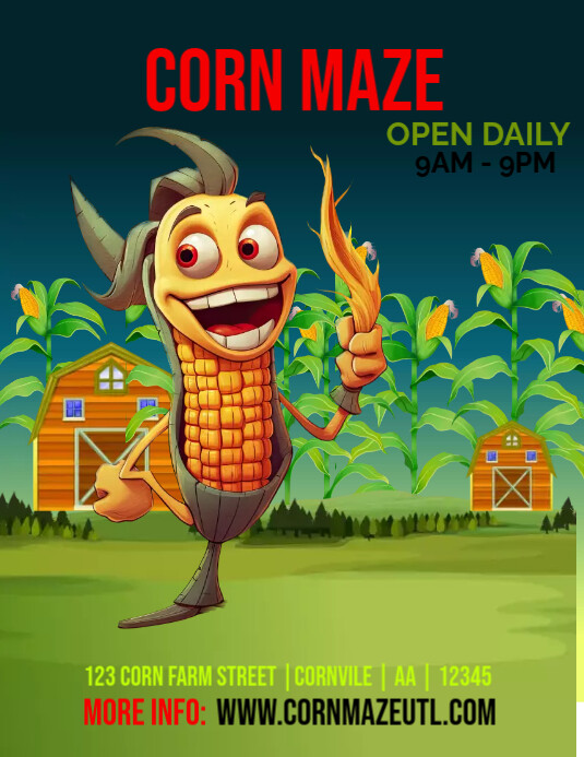 Corn Maze Event Template | PosterMyWall