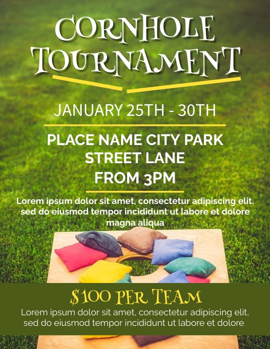 Copy of Cornhole | PosterMyWall