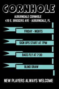 cornhole poster template | PosterMyWall