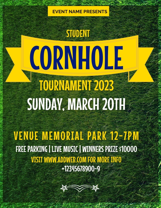 Cornhole template (11) | PosterMyWall