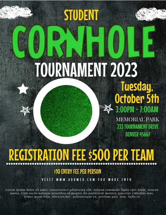 Copy of Cornhole template (6) | PosterMyWall