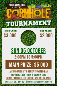 Cornhole Tournament Template | PosterMyWall