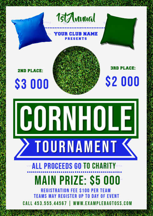 Cornhole Tournament Template | PosterMyWall