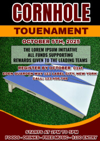 Cornhole Tournament Template | PosterMyWall