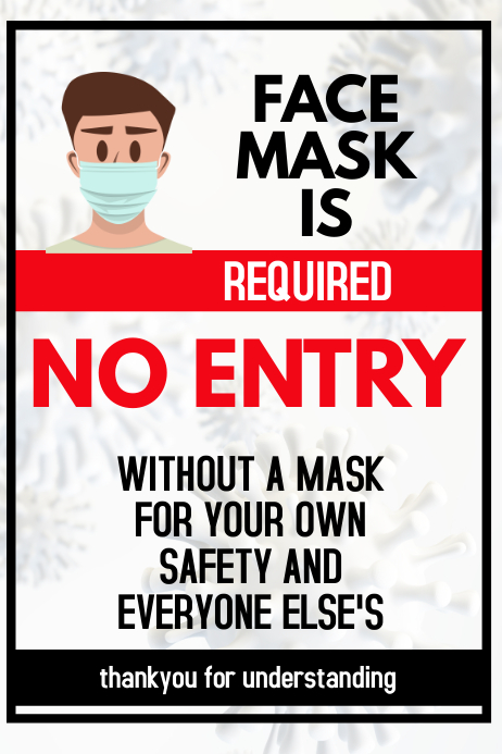 Corona Safety Poster Template | PosterMyWall