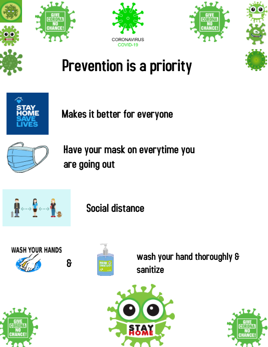 Corona Template | PosterMyWall