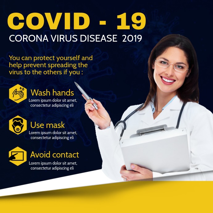 Corona virus awareness,health Template | PosterMyWall