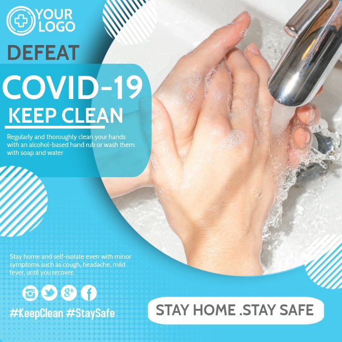 corona virus awareness Template | PosterMyWall