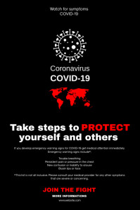 CORONA VIRUS POSTER TEMPLATE | PosterMyWall