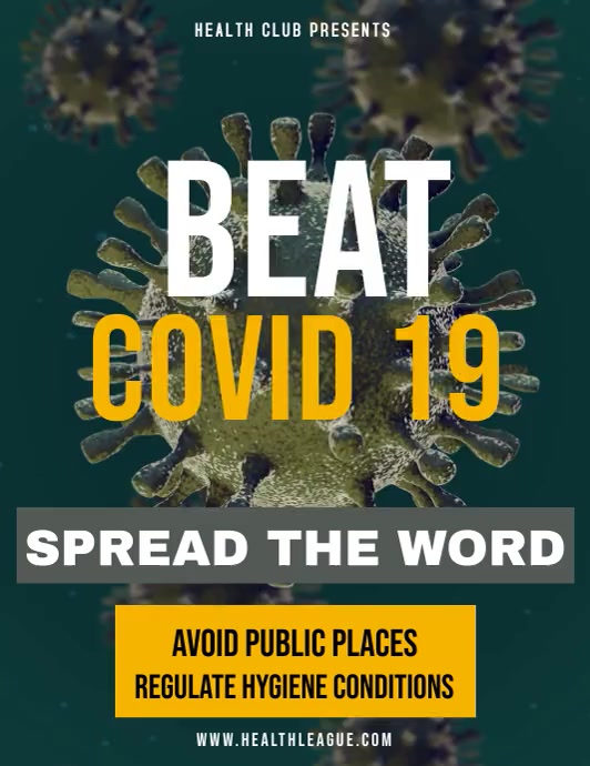 corona virus Flyer Template | PosterMyWall