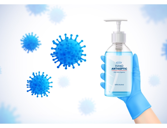 Corona virus protection glove and antiseptic Template | PosterMyWall