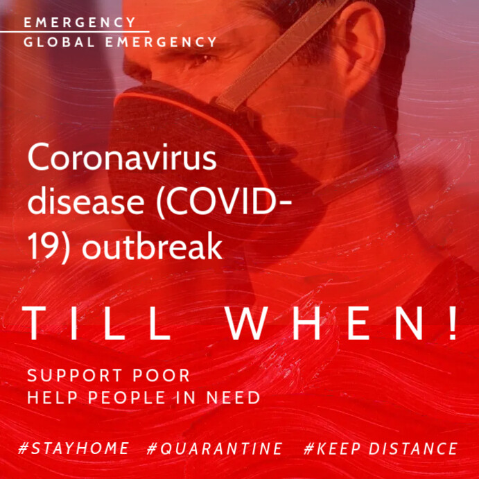 Coronavirus Disease Outbreak Post Template | PosterMyWall