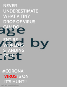 Corona virus / covid_19 prevention flyer Template | PosterMyWall