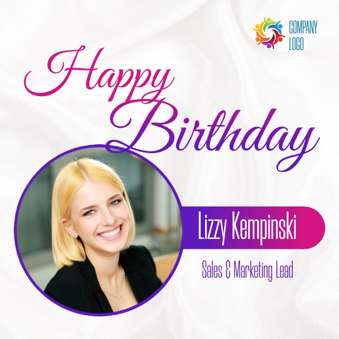 Corporate Birthday Card Template | PosterMyWall