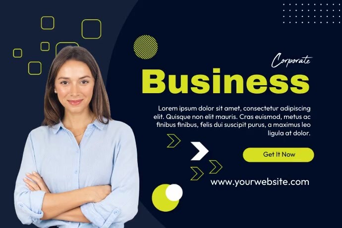 Corporate Business Ads Template | PosterMyWall