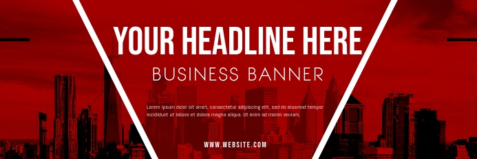 corporate business BANNER template | PosterMyWall