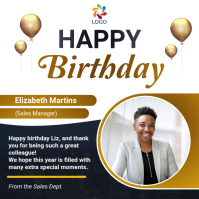 Corporate Business Employee Birthday Card Template PosterMyWall corporate-business-employee-birthday-card-template-postermywall