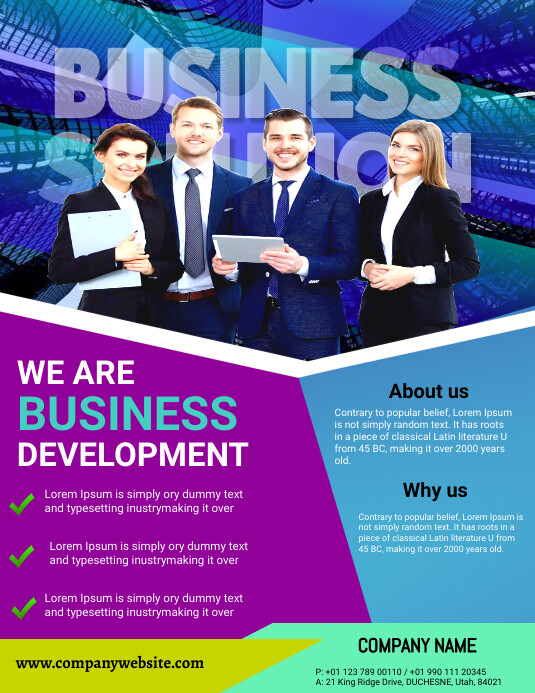 Copy of corporate business company poster | PosterMyWall