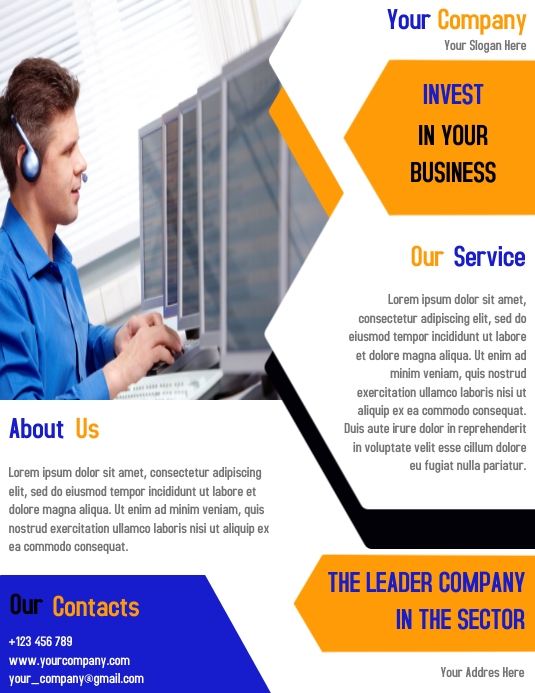 CORPORATE BUSINESS FLYER TEMPLATE DESIGN | PosterMyWall