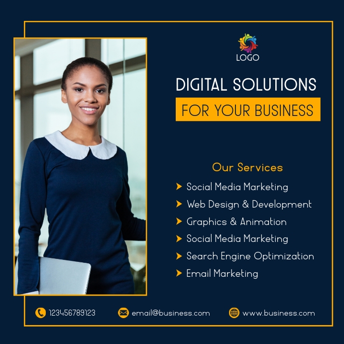 Corporate business Instagram flyer Template | PosterMyWall